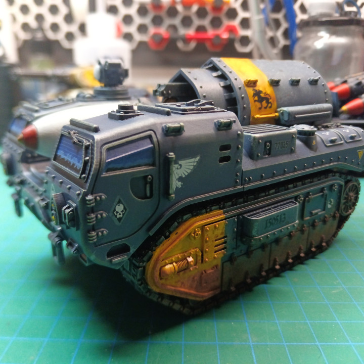 3D Print of Hades Tactical Missile Carrier (Presupported) by mietze