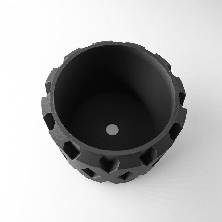 3D Printable The Rano Planter Pot with Drainage | Tray & Stand Included | Modern and Unique Home ...