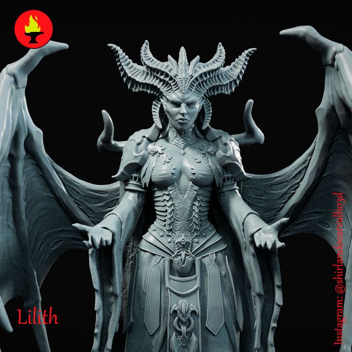 3D Printable Lilith by Evil Forge Studio