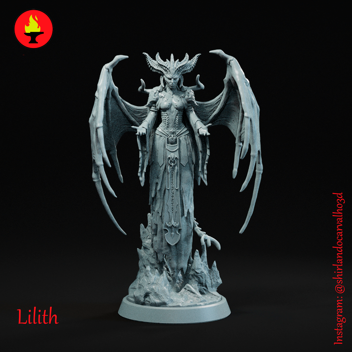 3D Printable Lilith by Evil Forge Studio