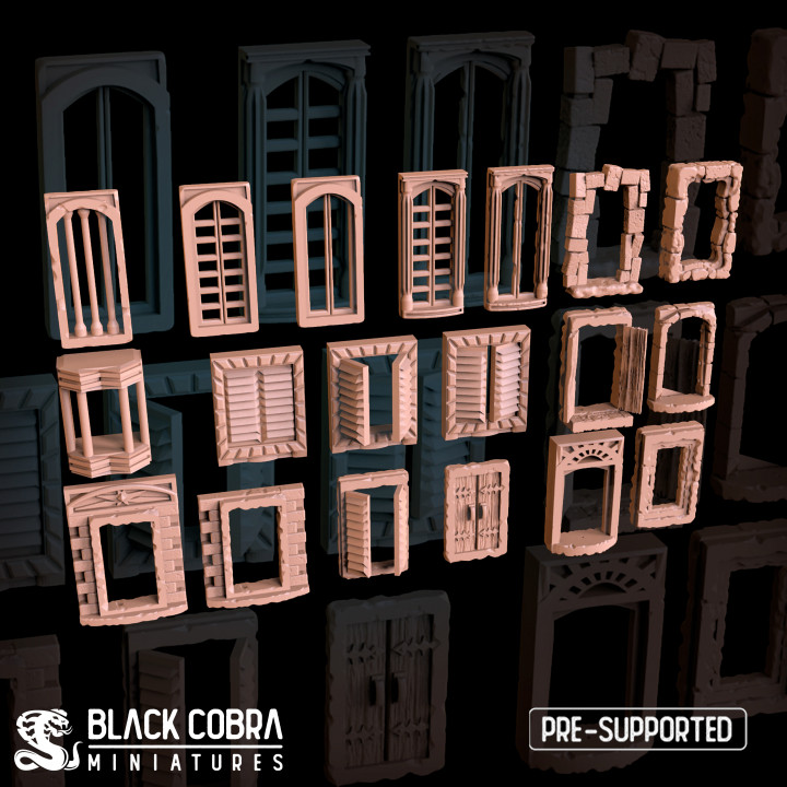 3D Printable Windows stl 4 by BlackCobraMiniatures