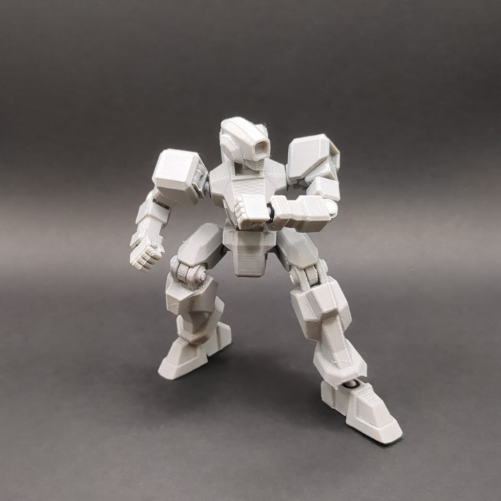 3D Printable Mecha Test Model by LostPage