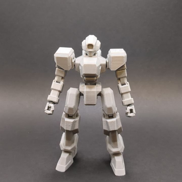 3D Printable Mecha Test Model by LostPage
