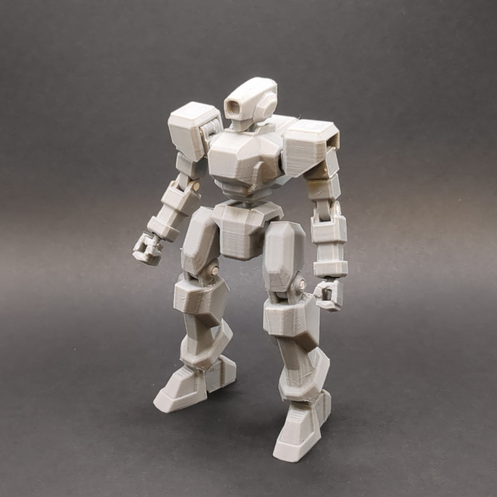 3D Printable Mecha Test Model by LostPage