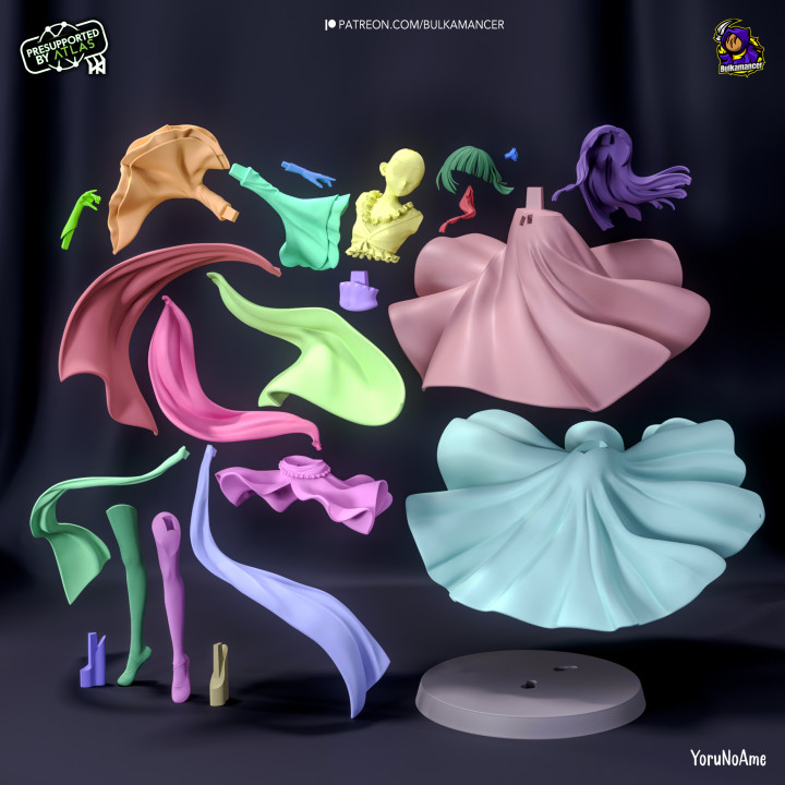 3D Printable Dancing Healer | 229mm by Bulkamancer Sculpts