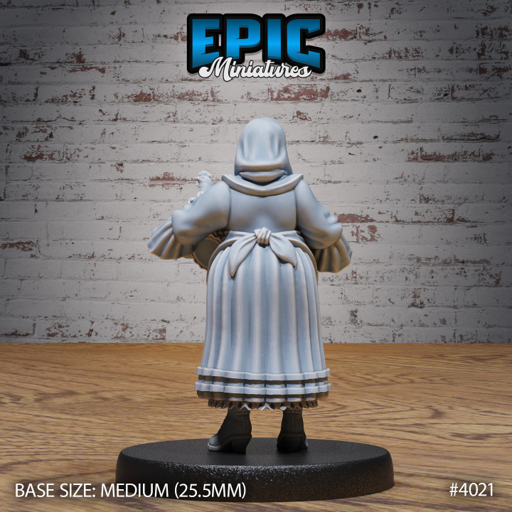 3D Printable Villager Set F / Village Worker / City Keeper / Human ...