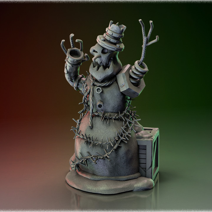 3D Printable Happy Orkz Year - SnowOrk by EightLegsMiniatures