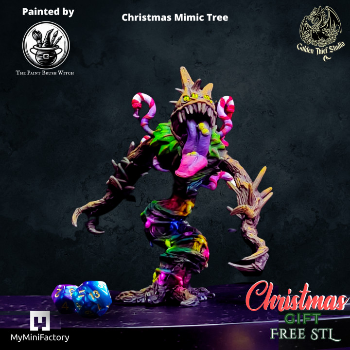 3D Printable Christmas Mimic Tree by Golden Thief Studio