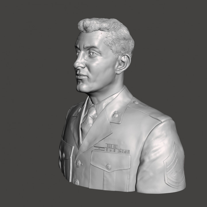 3D Printable John Basilone - High-Quality STL File for 3D Printing ...