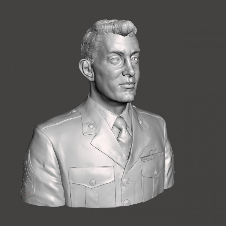 3D Printable John Basilone - High-Quality STL File for 3D Printing ...