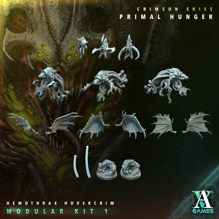 3D Printable Crimson Skies - Primal Hunger - Bundle by Archvillain Games