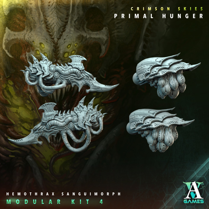 3D Printable Crimson Skies - Primal Hunger - Bundle by Archvillain Games