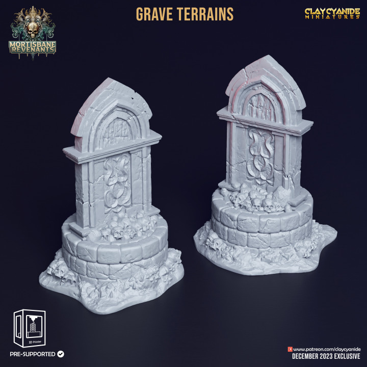 3D Printable Mortisbane Revenants Act 3 by Clay Cyanide Miniatures