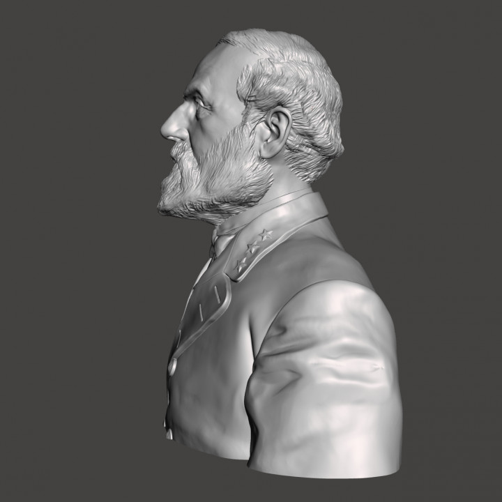 3D Printable Robert E. Lee - High-Quality STL File for 3D Printing ...