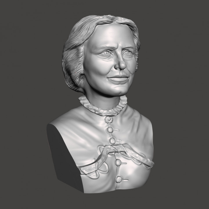 3D Printable Clara Barton - High-Quality STL File for 3D Printing ...