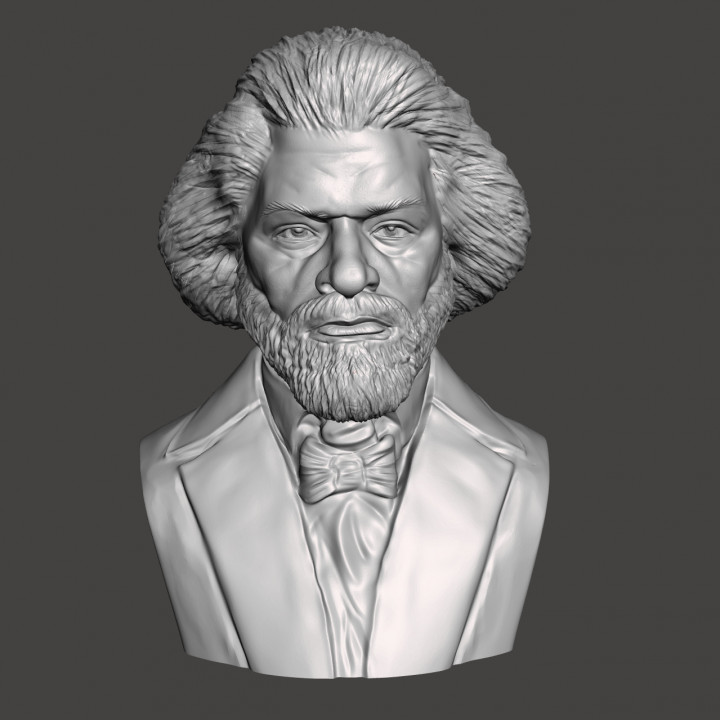 3D Printable Frederick Douglass - High-Quality STL File for 3D Printing ...