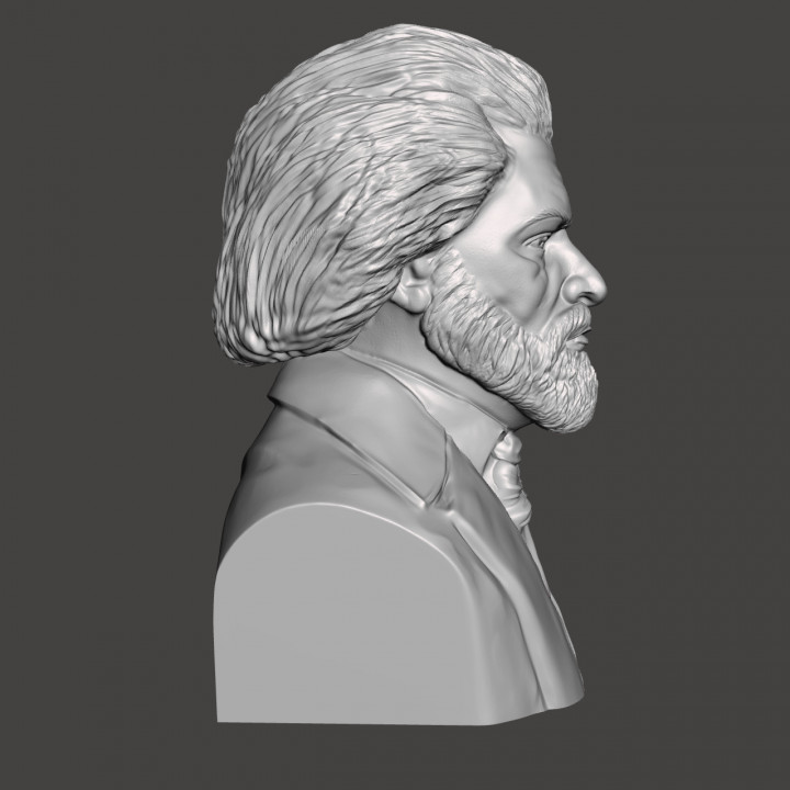 3D Printable Frederick Douglass - High-Quality STL File for 3D Printing ...