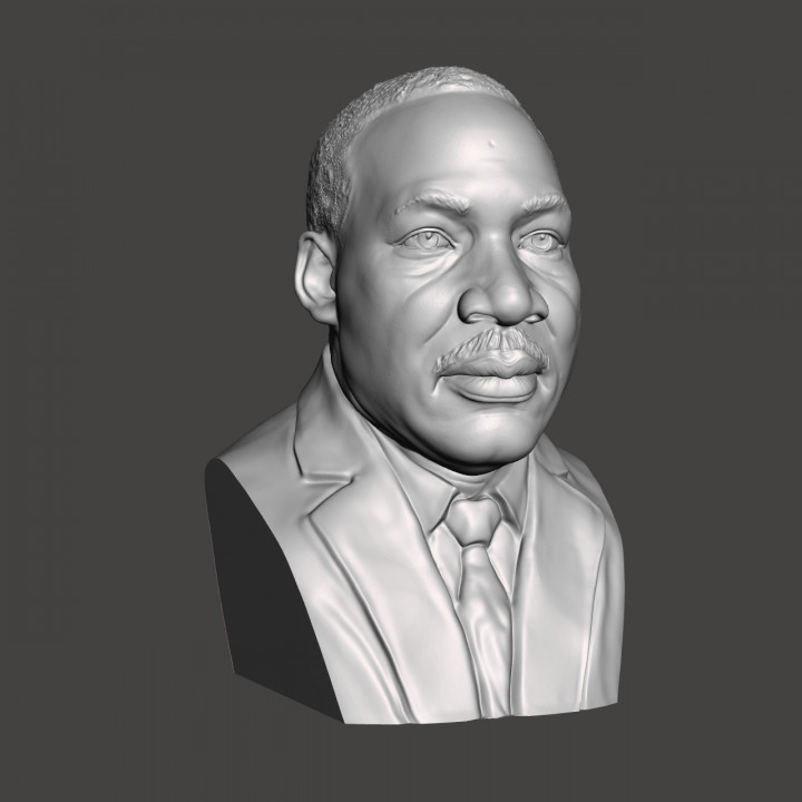 3D Printable Martin Luther King Jr. - High-Quality STL File for 3D ...