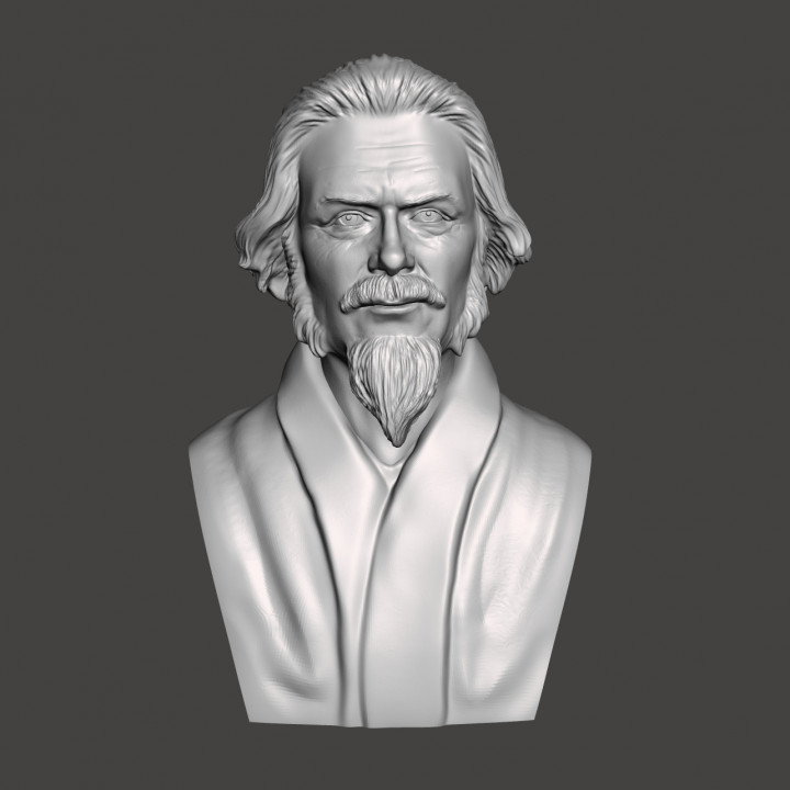 3D Printable Alan Watts - High-Quality STL File for 3D Printing ...