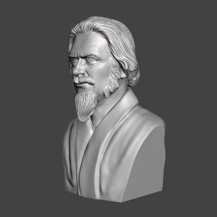 3D Printable Alan Watts - High-Quality STL File for 3D Printing ...