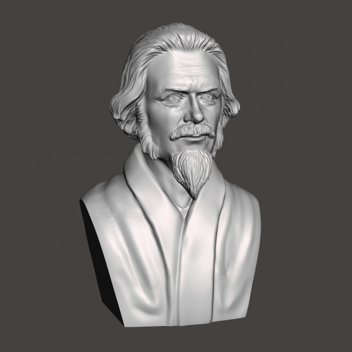 3D Printable Alan Watts - High-Quality STL File for 3D Printing ...