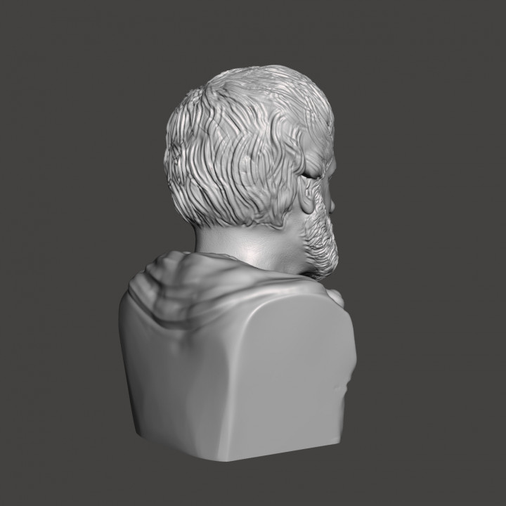 3D Printable Aristotle - High-Quality STL File for 3D Printing ...