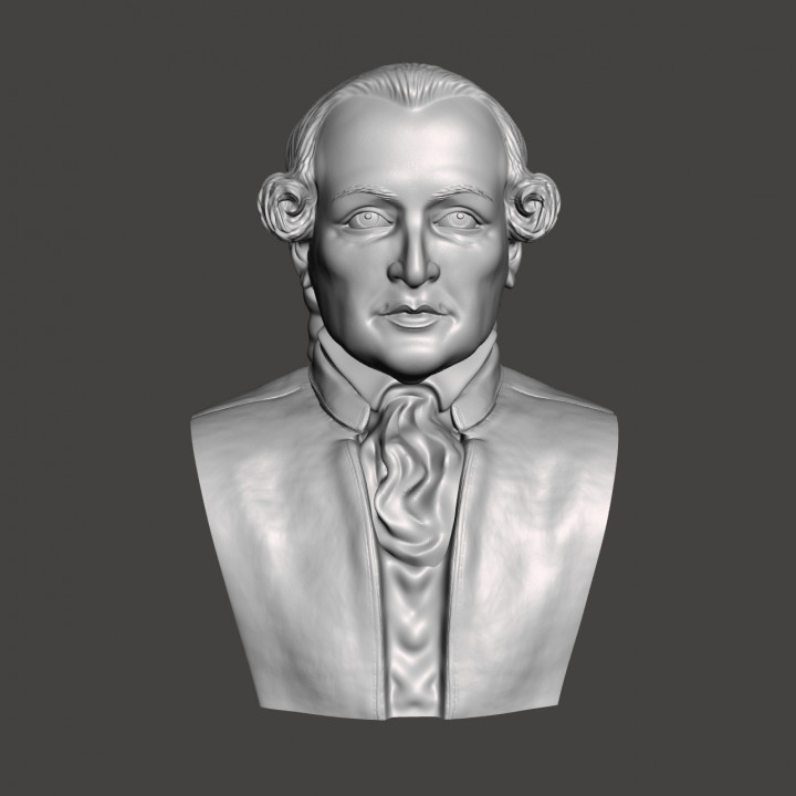 3D Printable Immanuel Kant - High-Quality STL File for 3D Printing ...