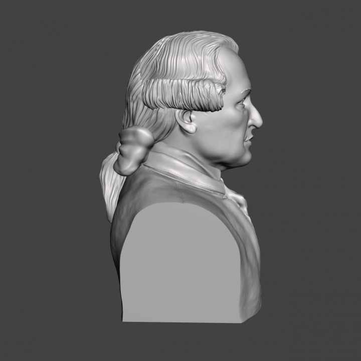 3D Printable Immanuel Kant - High-Quality STL File for 3D Printing ...