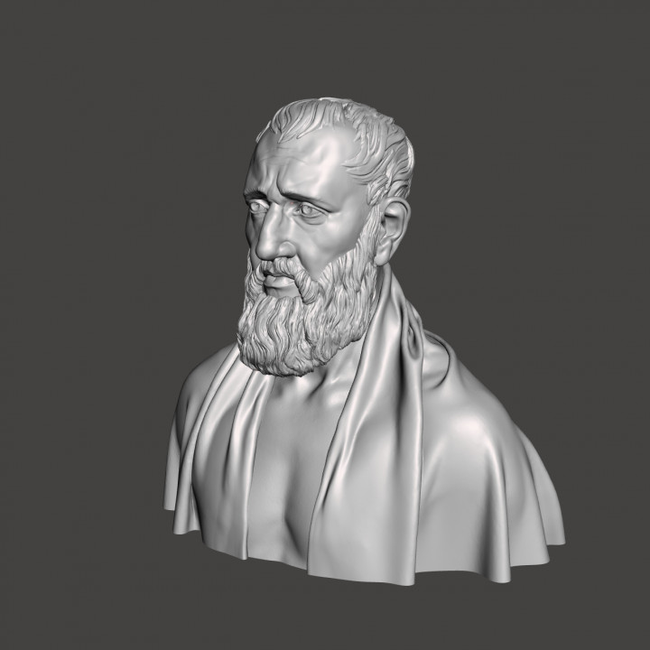 3D Printable Zeno of Citium - High-Quality STL File for 3D Printing ...