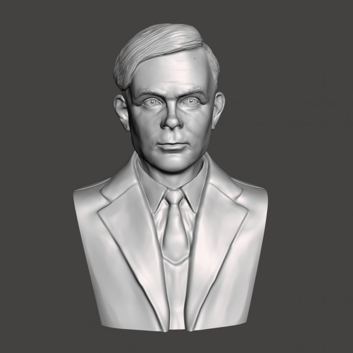 3D Printable Alan Turing - High-Quality STL File for 3D Printing ...
