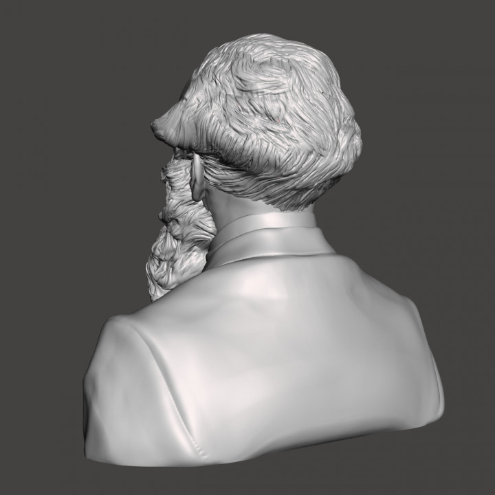 3D Printable James Clerk Maxwell - High-Quality STL File for 3D ...