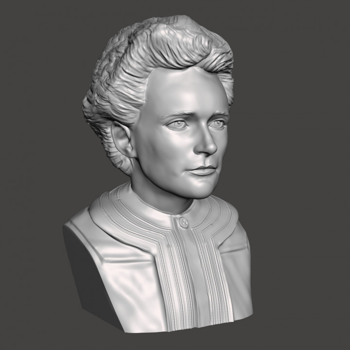 3D Printable Marie Curie - High-Quality STL File for 3D Printing ...
