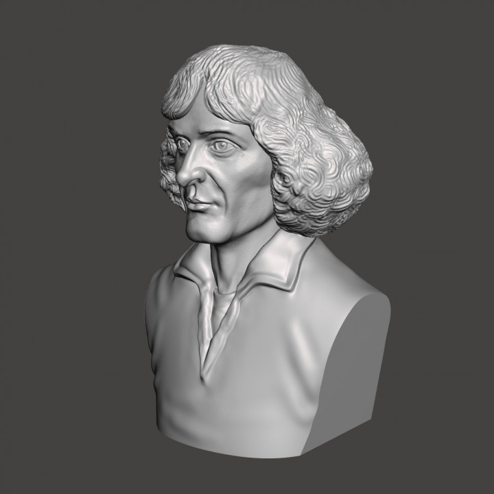 3D Printable Nicolaus Copernicus - High-Quality STL File for 3D ...