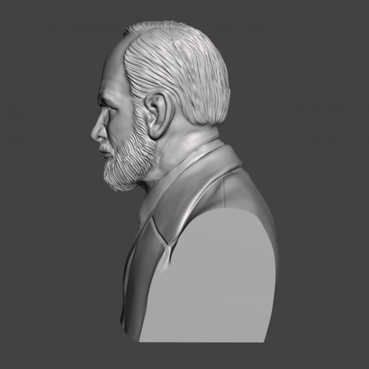 3D Printable Sigmund Freud - High-Quality STL File for 3D Printing ...