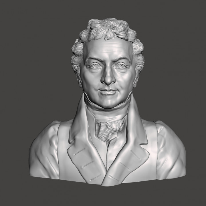 3D Printable Thomas Young - High-Quality STL File for 3D Printing ...
