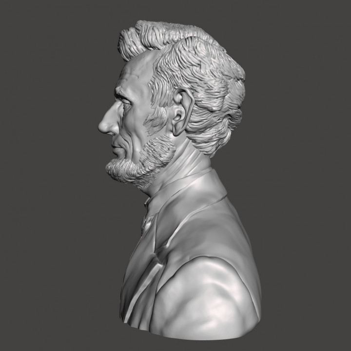 3D Printable Abraham Lincoln - High-Quality STL File for 3D Printing ...