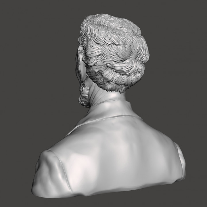3D Printable Abraham Lincoln - High-Quality STL File for 3D Printing ...