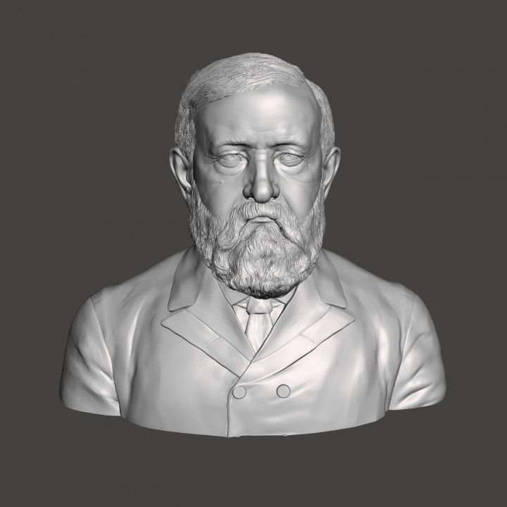 3D Printable Benjamin Harrison - High-Quality STL File for 3D Printing ...