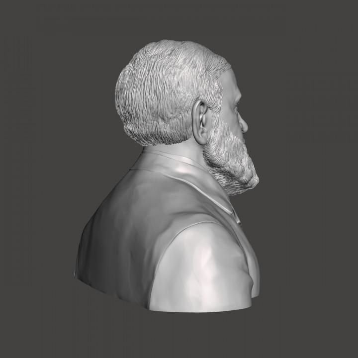 3D Printable Benjamin Harrison - High-Quality STL File for 3D Printing ...