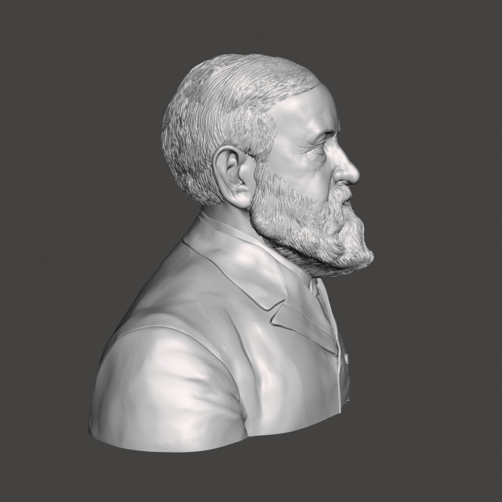 3D Printable Benjamin Harrison - High-Quality STL File for 3D Printing ...