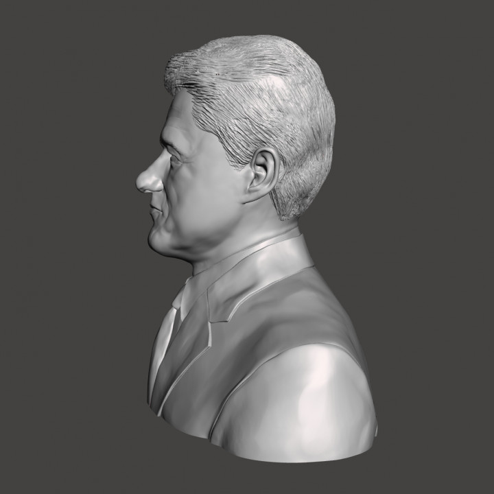 3D Printable Bill Clinton - High-Quality STL File for 3D Printing ...