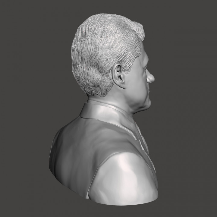 3D Printable Bill Clinton - High-Quality STL File for 3D Printing ...