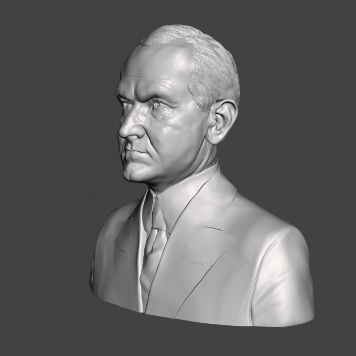 3D Printable Calvin Coolidge - High-Quality STL File for 3D Printing ...