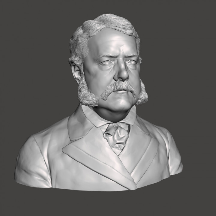 3D Printable Chester A. Arthur - High-Quality STL File for 3D Printing ...