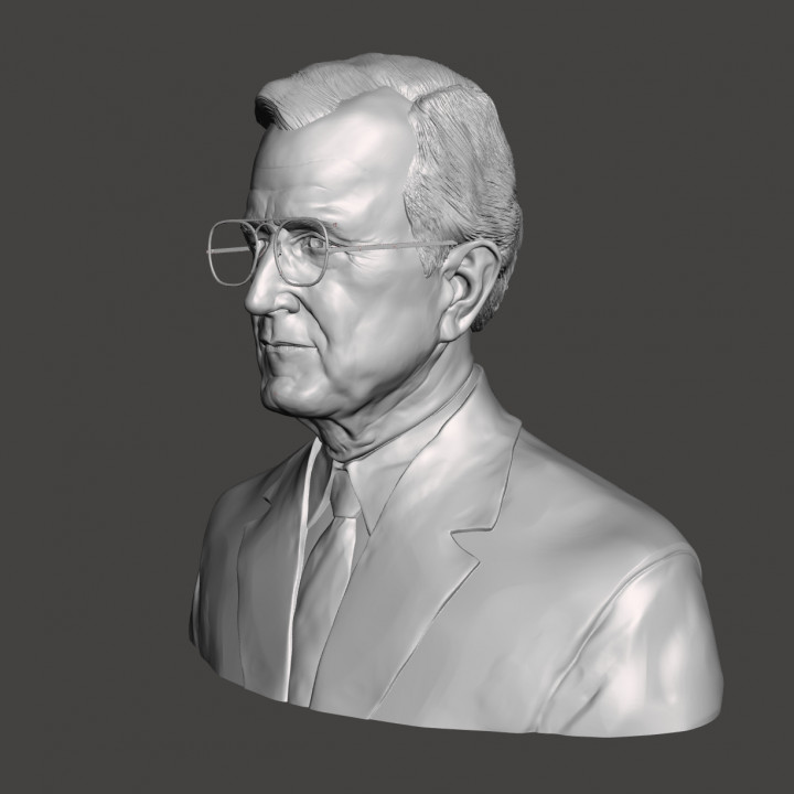 3D Printable George H.W. Bush - High-Quality STL File for 3D Printing ...