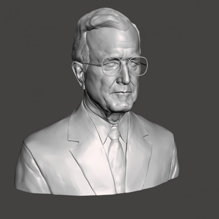 3D Printable George H.W. Bush - High-Quality STL File for 3D Printing ...