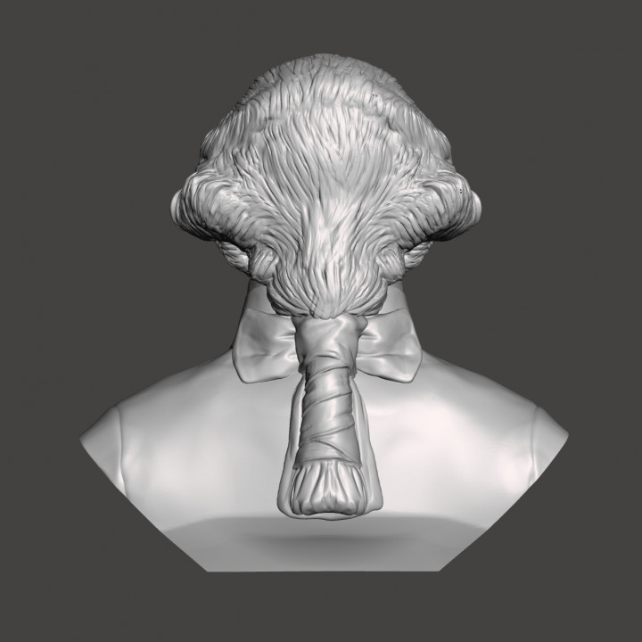 3D Printable George Washington - High-Quality STL File for 3D Printing ...