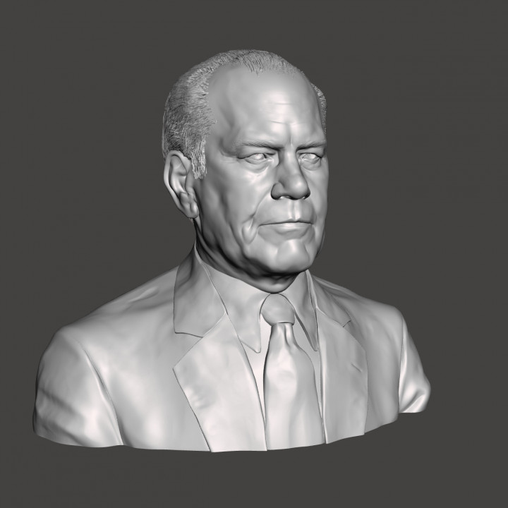 3D Printable Gerald Ford - High-Quality STL File for 3D Printing ...
