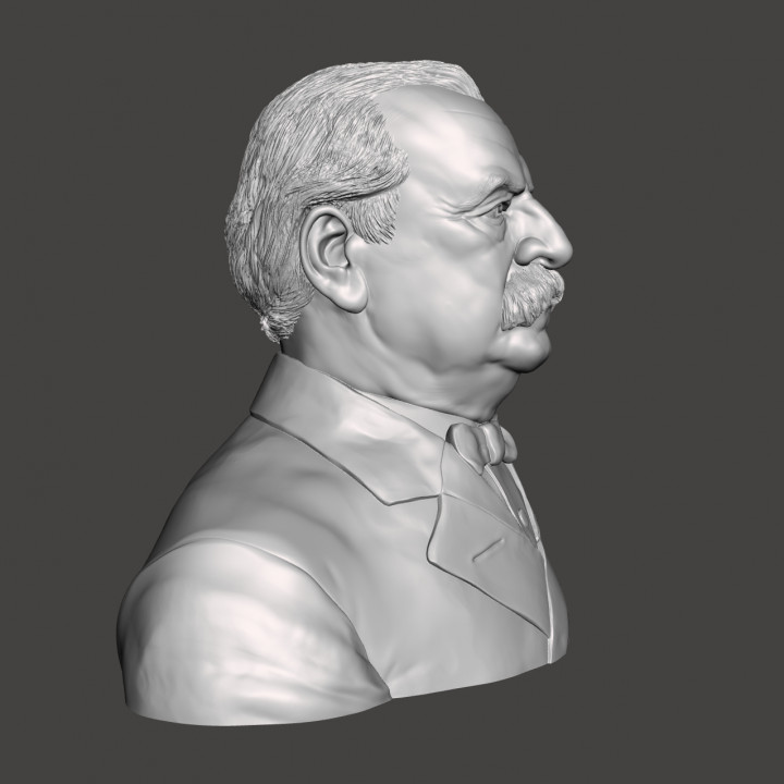 3D Printable Grover Cleveland - High-Quality STL File for 3D Printing ...