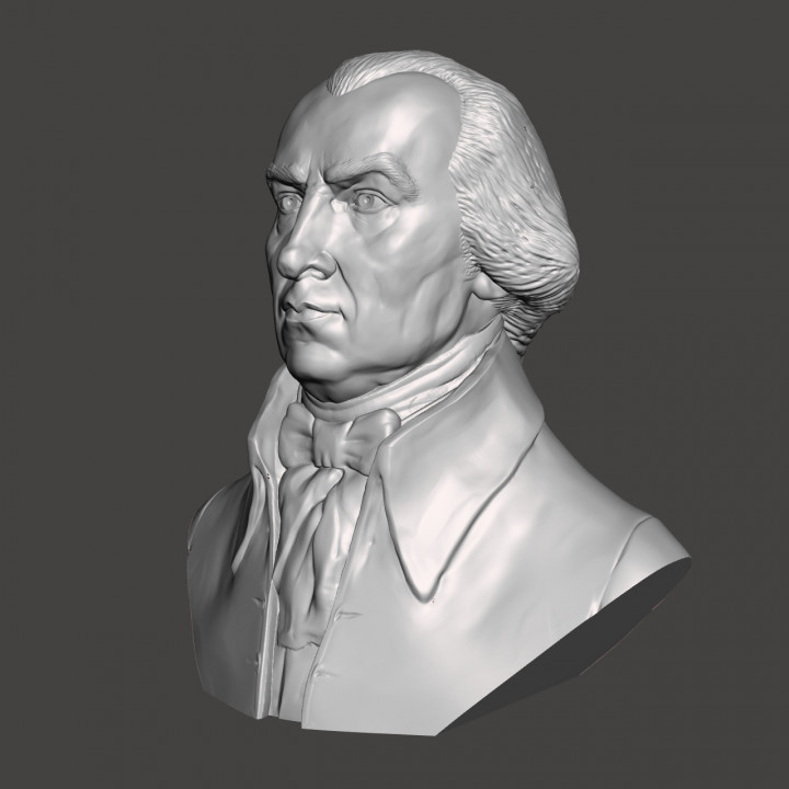 3D Printable James Madison - High-Quality STL File for 3D Printing ...